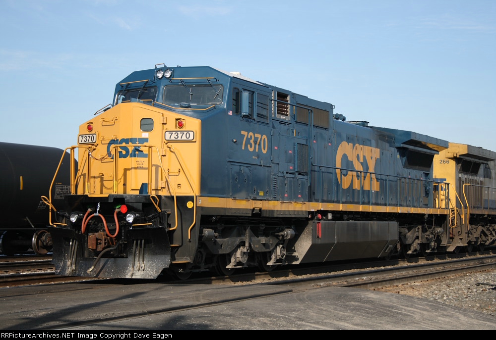 CSX 7370 at CSX's Frontier Yard